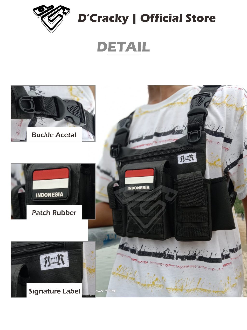 Jual Tas Dada Tactical | Tas Tactical Unisex | Chest Bag Protect ...
