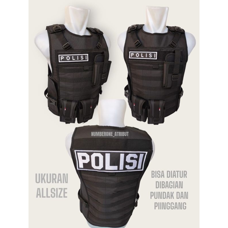 Jual rompi pelindung dada police/rompi angin police | Shopee Indonesia