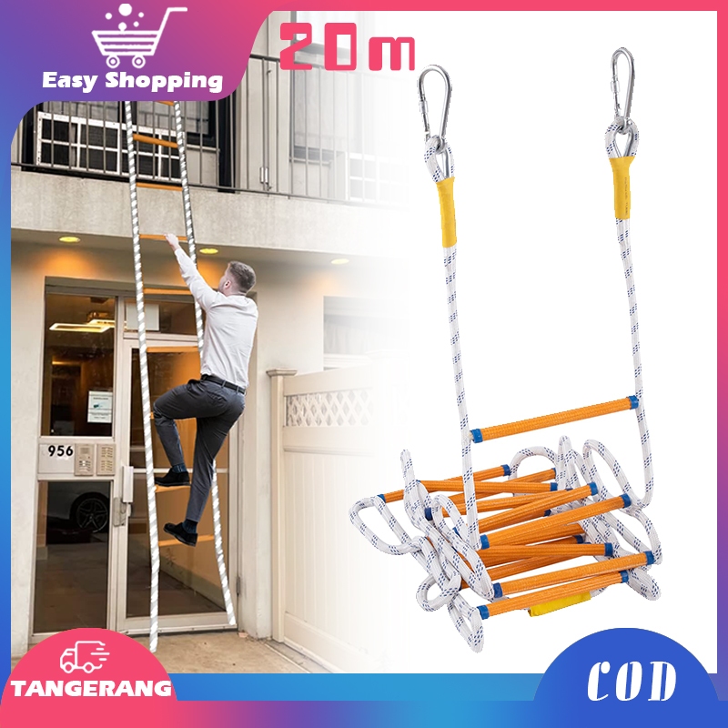 Jual 20m Tangga Tali Kapal / Tangga Tali Gantung / Tangga Tali Darurat ...