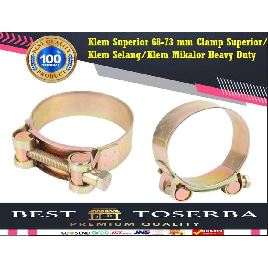 Jual KLEM SUPERIOR / MIKALOR / HEAVY DUTY CLAMP 68-73 MM | Shopee Indonesia