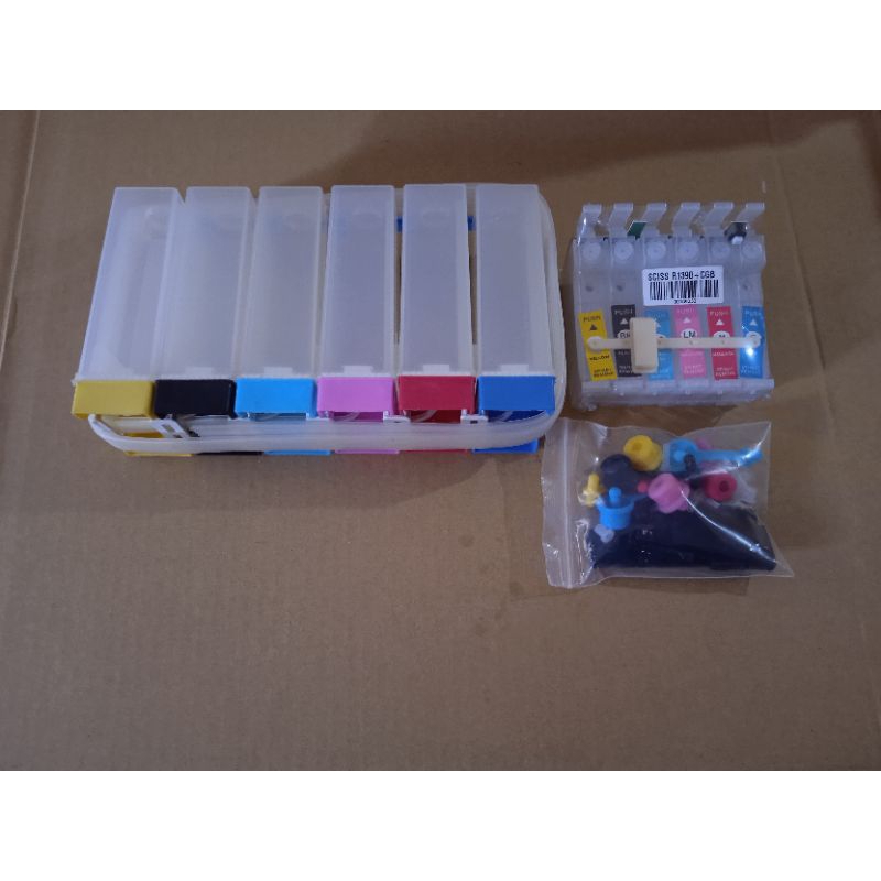 Jual Cartridge Ciss Plus Tabung Tinta Epson 1390 T60 Infus Printer ...