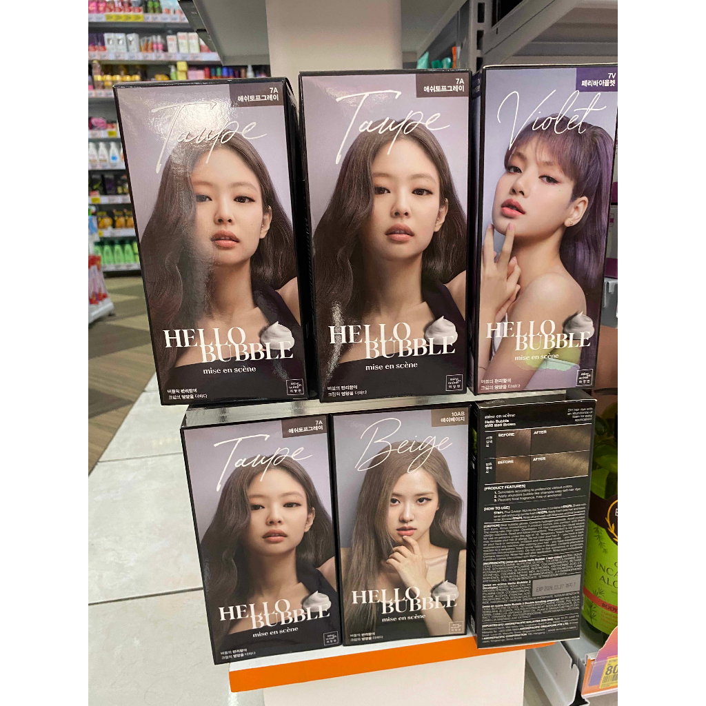 Jual Semir Rambut // Hello bubble // semir hello bubble X Blackpink ...