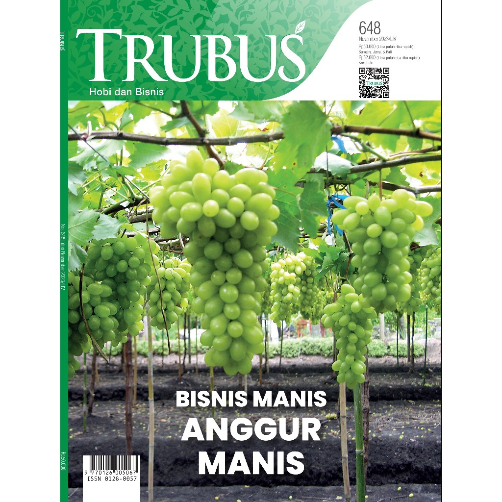 Jual Majalah Trubus Edisi 648 November 2023 (BISNIS MANIS ANGGUR MANIS ...