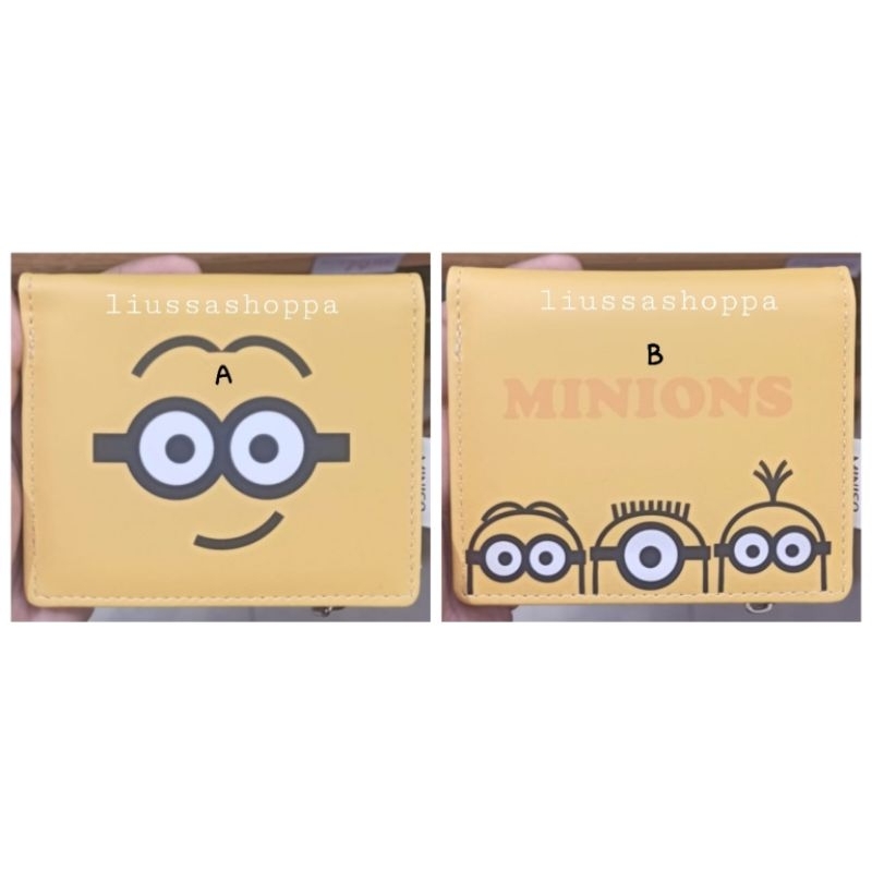 Jual Dompet Miniso - Minions Collection Bifold Wallet | Shopee Indonesia