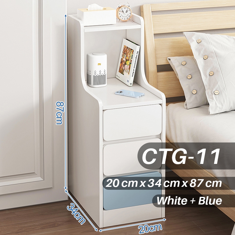 Jual Meja Nakas Samping Sisi Ranjang Storage Bedside Cabinet Small ...