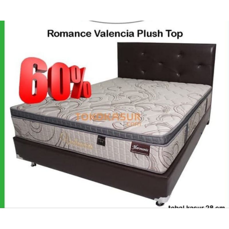 Jual SPRING BED VALENCIA TERBARU SPRING BED MURAH SPRING BED ROMANCE ...