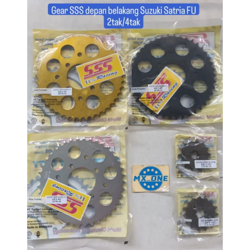 Jual Gear SSS 428 Satria Fu 4 tak & satria 2 tak | Shopee Indonesia