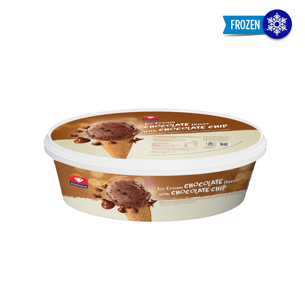 Jual Diamond Ice Cream Chocolate Chip 700ml | Shopee Indonesia