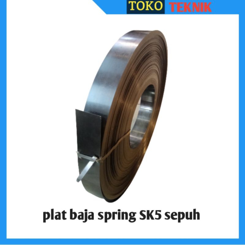 Jual plat baja spring SK5 tebal 0,3 x 20mm x 1000mm | Shopee Indonesia