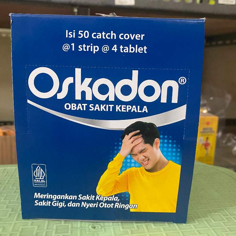 Jual Oskadon Box Isi 50 Strip @ 4 Tablet | Shopee Indonesia