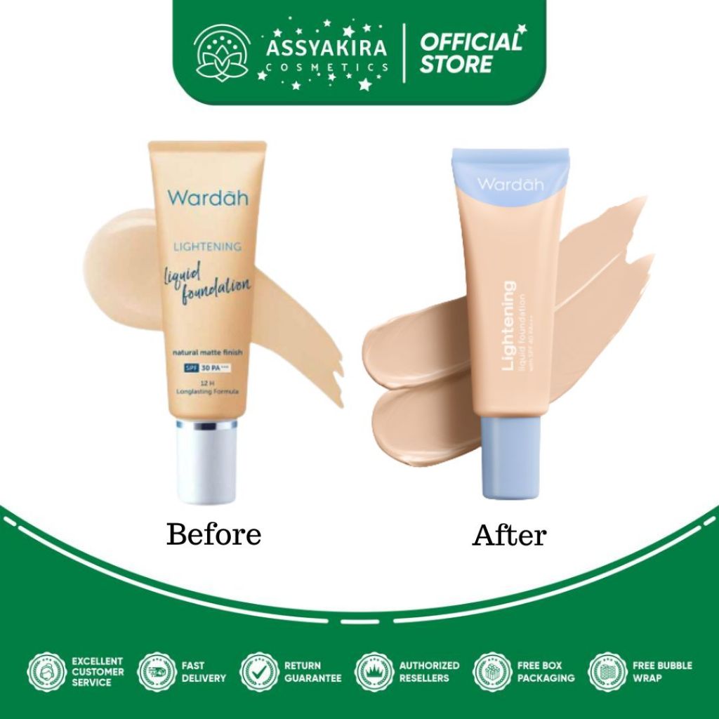 Jual Wardah Lightening Liquid Foundation | Shopee Indonesia