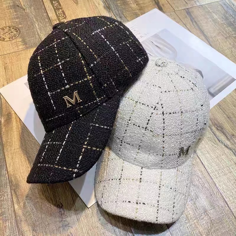 Jual Fairygirl.id Topi Baseball Pria Wanita Unisex Aksen Rajut Kotak ...