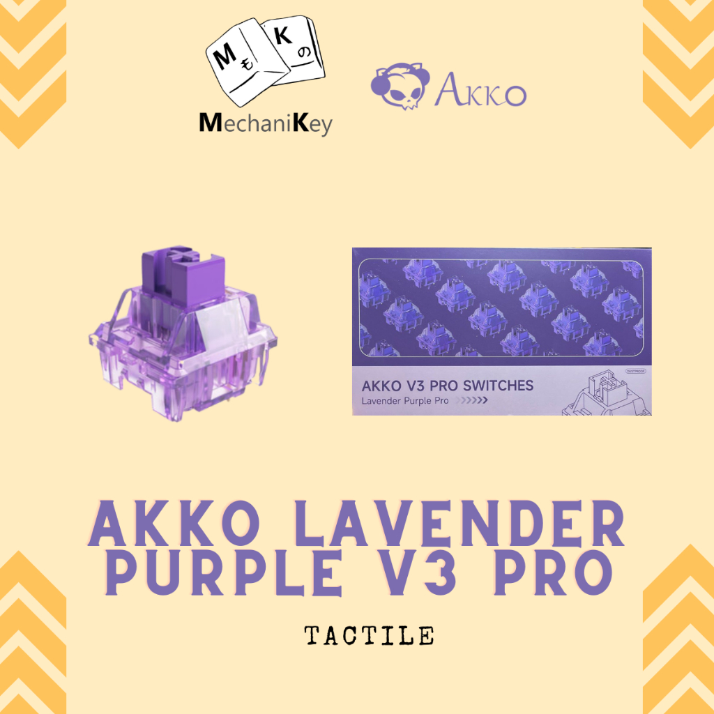 Jual Akko Lavender Purple V3 Pro Switch for Mechanical Keybaord ...