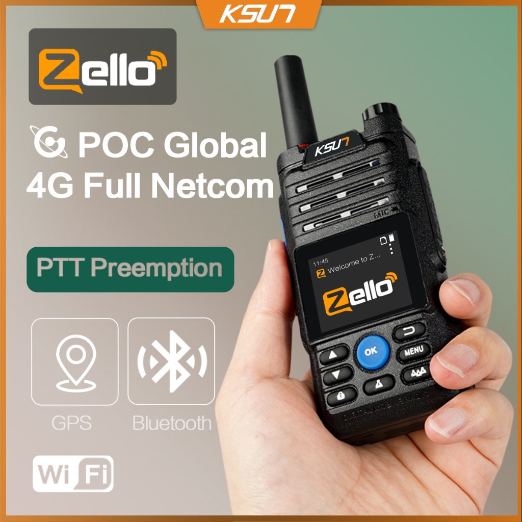 Jual 【POC Zello】KSUN HT Walkie Talkie POC 4G Global SIM ZL10 Handy Talky Wireless WiFi and ...