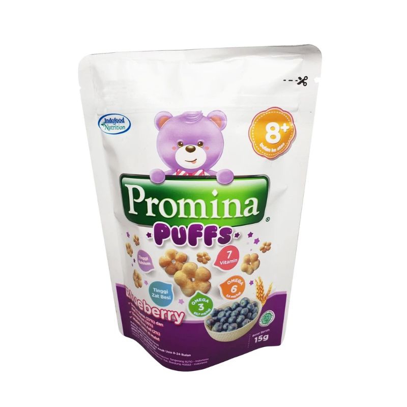 Jual Promina Puffs Blueberry 15gr, Promina Puffs Strawberry Apple 15gr ...