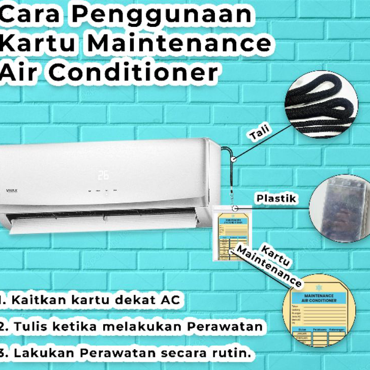 Jual Grosir Laporan AC/Air Conditioner/Maintenance/Log AC/Kartu Ac ...