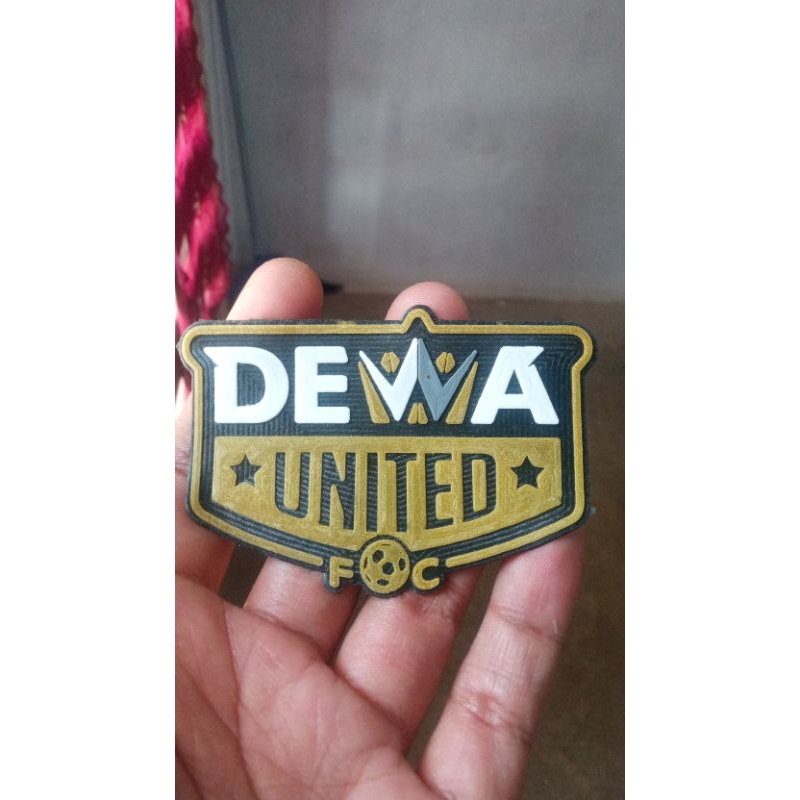 Jual logo DEWA united patch rubber pres jersey | Shopee Indonesia