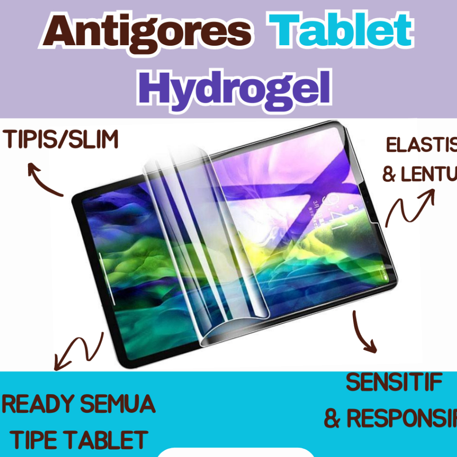 Jual 2024! Anti Gores Xiaomi Redmi Pad 10.6" / REDMI PAD SE 11" Hydrogel Depan or Belakang Clear ...
