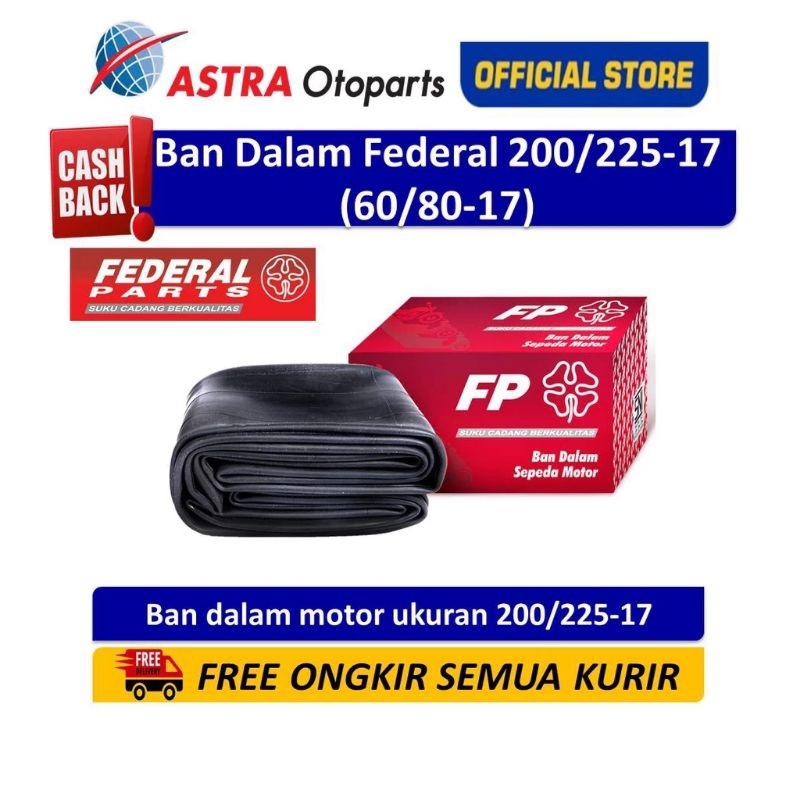 Jual Promo Ban Dalam Depan Ring 17 Federal Part 200/225-17 Original ...