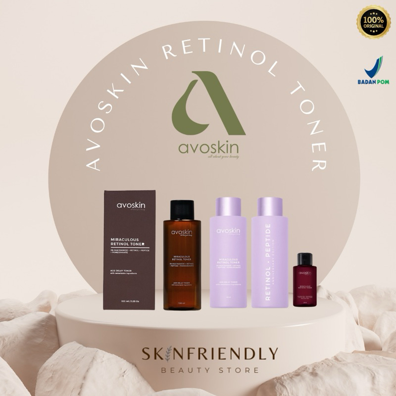 Jual [READY] Avoskin Miraculous Retinol Toner 20ml 100ml Toner Retinol ...