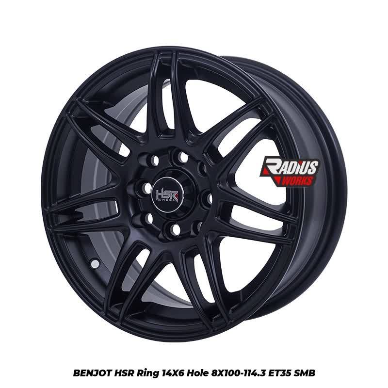Jual Velg mobil wuling air ev terbaru ring 14 hsr wheel tipe benjot R14 ...