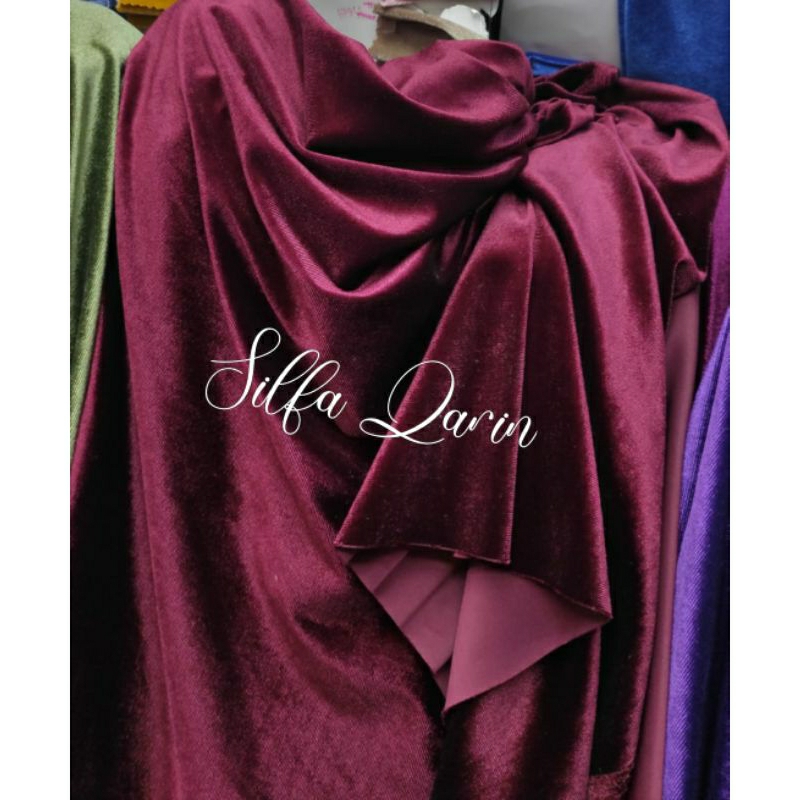 Jual Kain Bahan Beludru Halus Stretch Premium / Bahan Kain Beludru ...