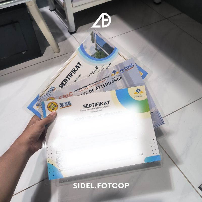 Jual CETAK SERTIFIKAT - Sidel.fotcop | Shopee Indonesia