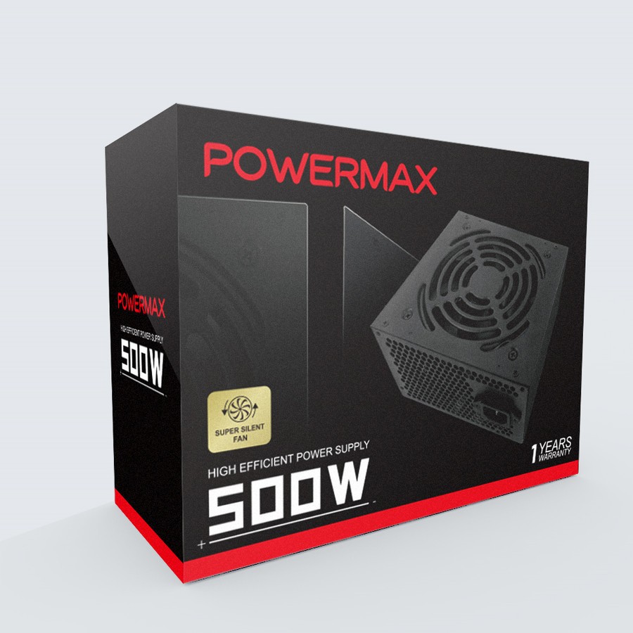 Jual Power Supply POWERMAX PSU PC 500 WATT / 500W | Shopee Indonesia