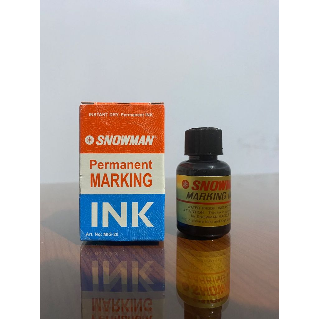 Jual Isi Tinta Spidol Snowman Permanen Marker / Tinta Spidol Snowman ...