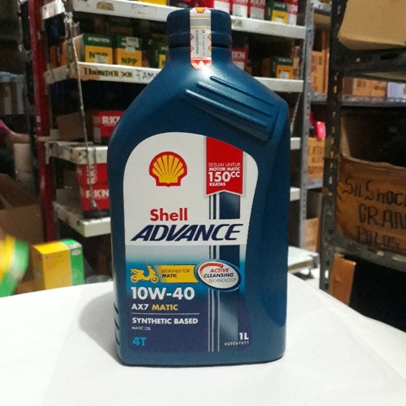 Jual OLI MESIN MATIC SHELL ADVANCE AX7 1L | Shopee Indonesia