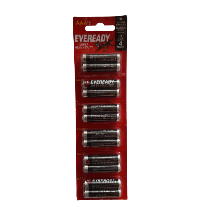 Jual [EVEREADY USE] - Baterai AAA Eveready Super Heavy Duty / Battery ...
