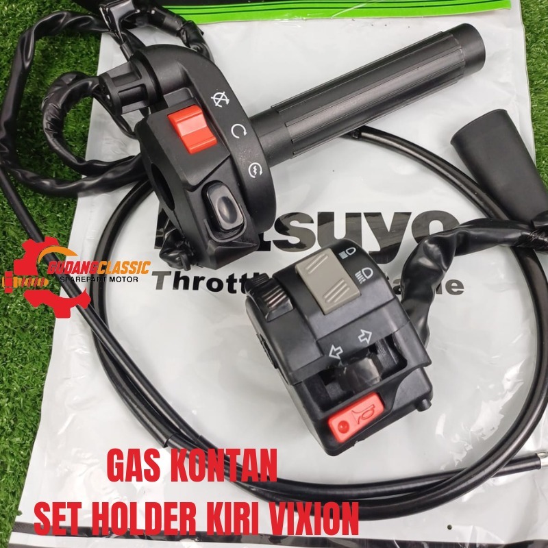 Jual Holder Kanan KSR Gas Spontan Ninja Ksr Mitsuyo Set Holder Kiri ...