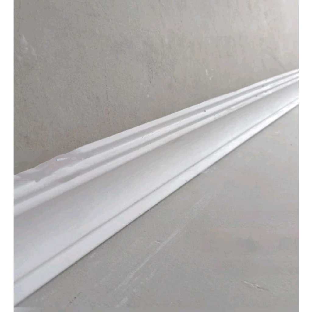Jual List Gypsum motif belah bambu 8 cm / Lis profil gypsum plafon pvc ...