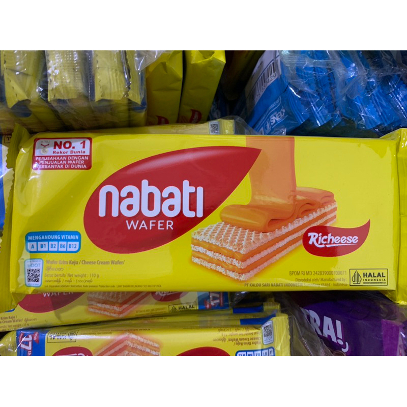 Jual Nabati Wafer Richeese Rasa Keju 110g | Shopee Indonesia