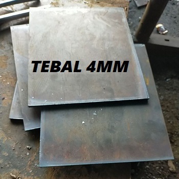 Jual plat besi hitam tebal 4mm potongan persegi semua ukuran | Shopee ...