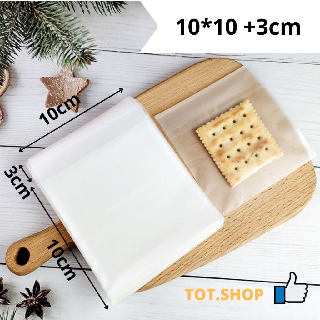 Jual [ECER] TEBAL Plastik OPP DOFF +Lem FROSTED POLOS Seal Kemasan FOOD ...