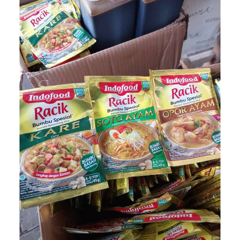 Jual RACIK BUMBU SPECIAL INDOFOOD KARE / RENDANG / GULAI / RAWON / GULE ...
