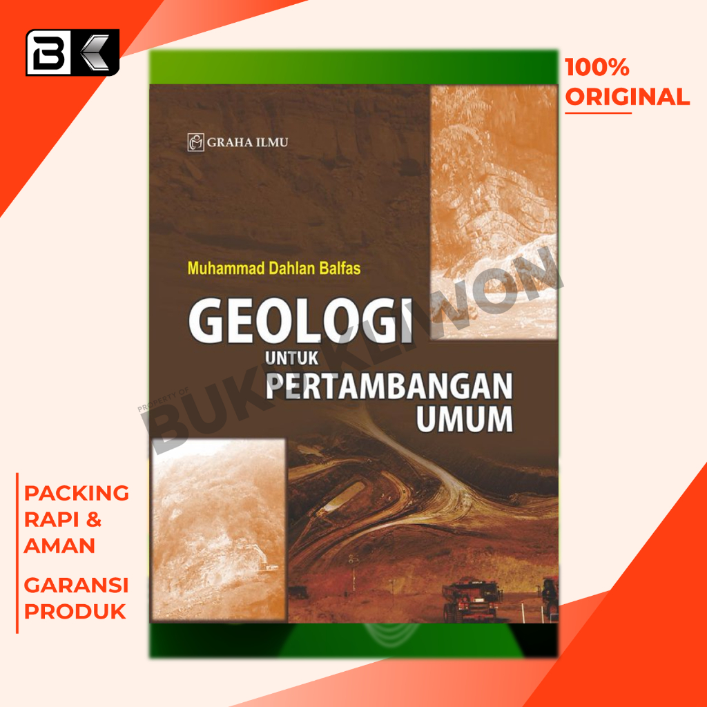 Jual Buku Geologi untuk Pertambangan Umum - M Dahlan Balfas | Shopee Indonesia
