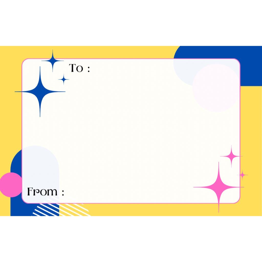 Jual Greeting Card BLANK Polos / Gift Card Kartu Polosan Kosong ...
