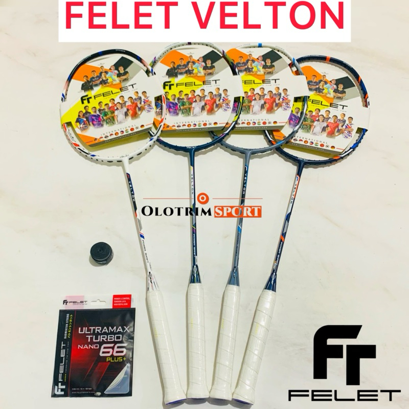 Jual Raket Badminton FELET VELTON 31LBS Original | Shopee Indonesia