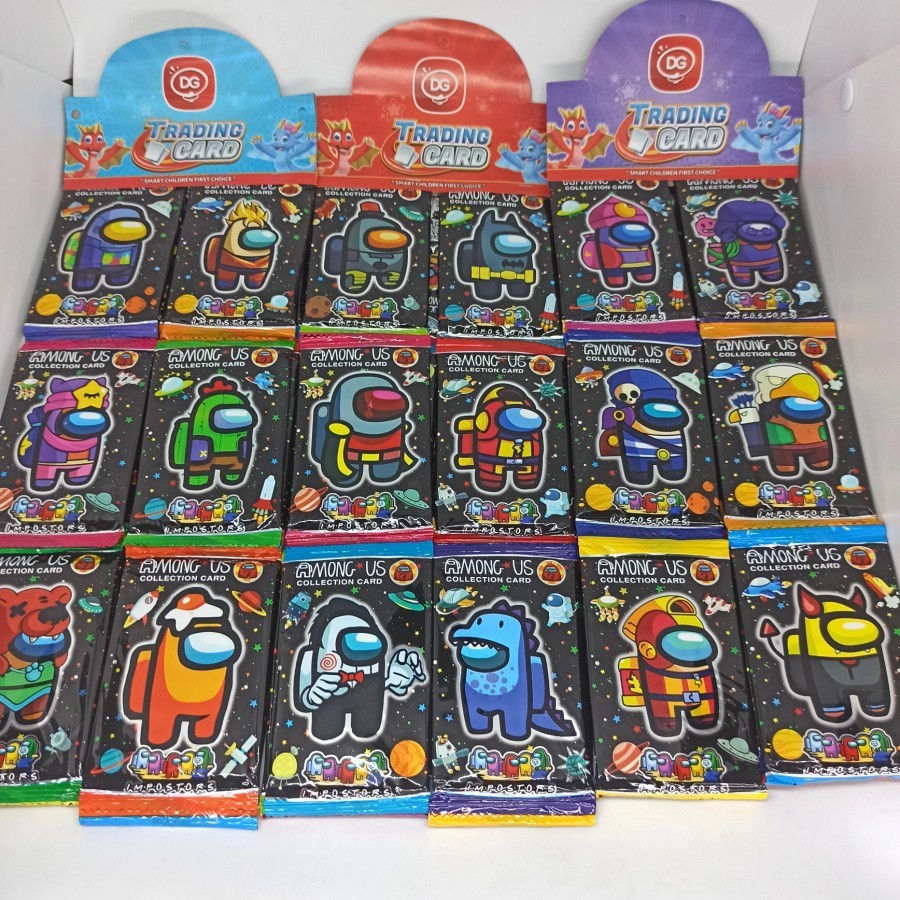 Jual TRANDING CARD AMONG US / 1 BUNGKUS KARTU TRANDING CARD ((DG ...