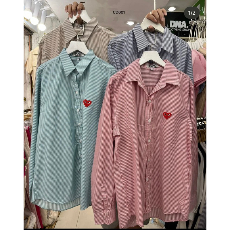 Jual kemeja baju cdg play bangkok | Shopee Indonesia