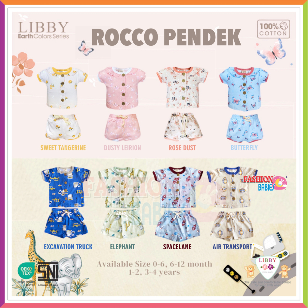 Jual NEW LIBBY ROCCO PENDEK GIRL AND BOY | SHORT BOTTON BABY SET Fashionbabies | Shopee Indonesia