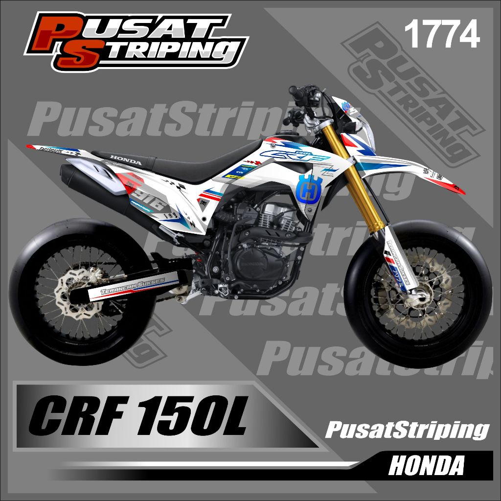 Jual Decal Crf 150 l simpel laminasi anti gores- Decal Keren Bisa ...
