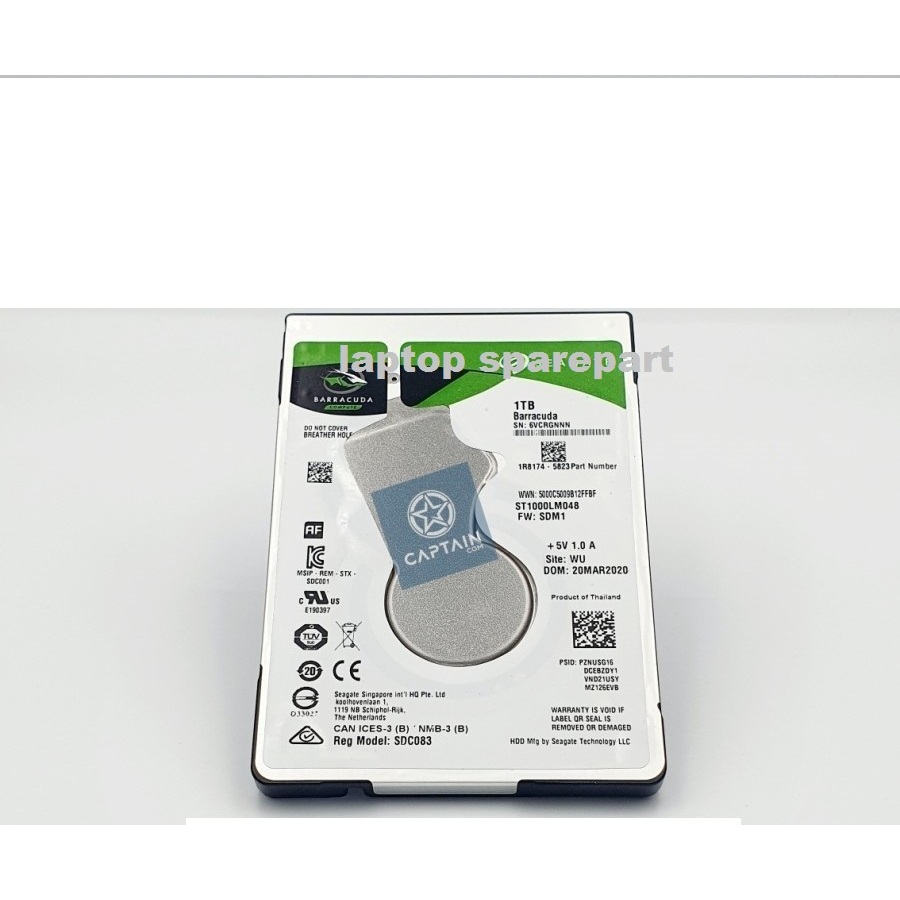 Jual Hardisk HDD internal laptop Notebook 500GB 1TB 2,5" Inch slim ...