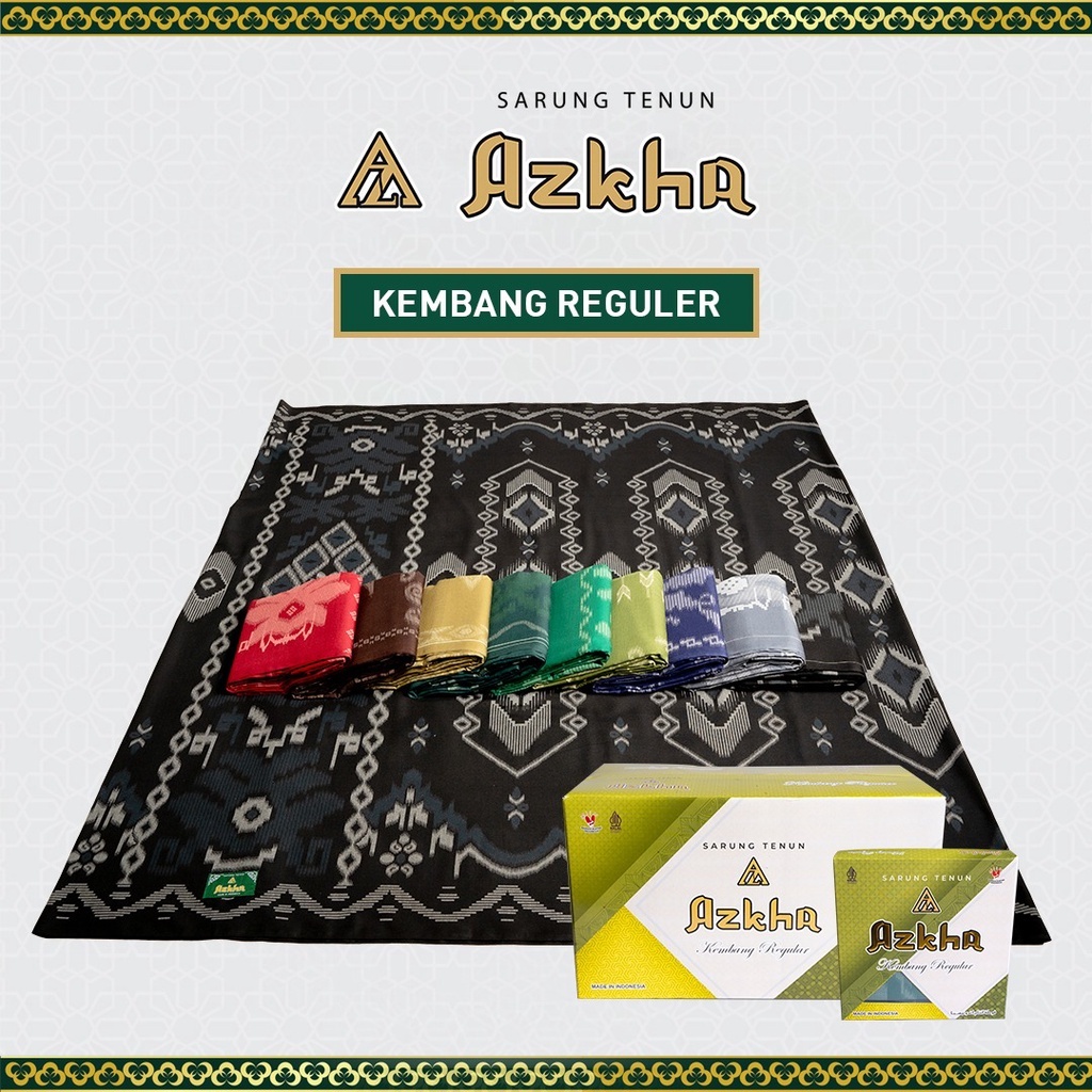 Jual Sarung Azkha Colour sarung tenun asli Indonesia | Shopee Indonesia