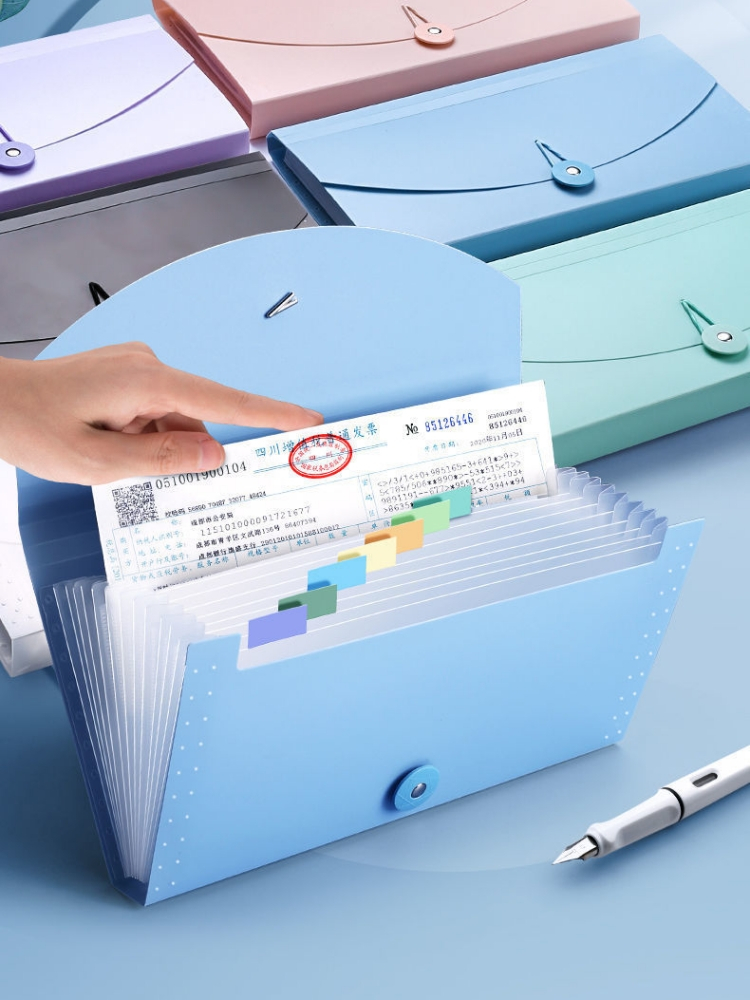 Jual Tempat Penyimpanan File 13 kotak Organizer Bag Multi-layer ...