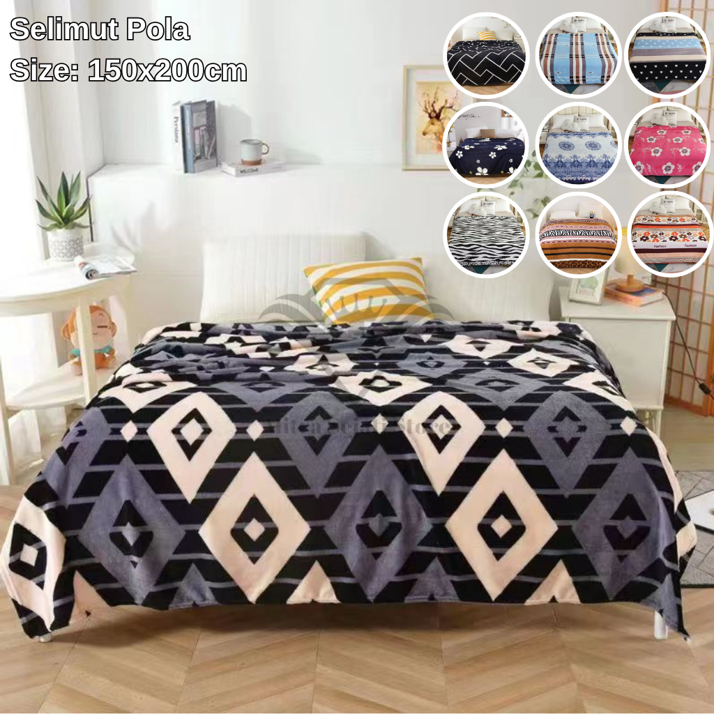 Jual Selimut Lembut 150x200 Pola Dewasa Terlaris & Termurah | Shopee ...