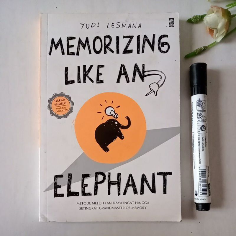 Jual buku Memorizing Like An Elephant by yudi lesmana prelove | Shopee ...