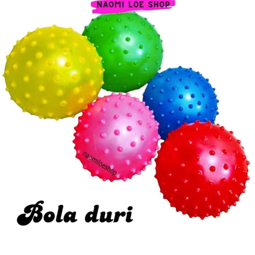 Jual Bola Duri terapi Massage Ball Bola Karet Mainan Anak Mainan ...